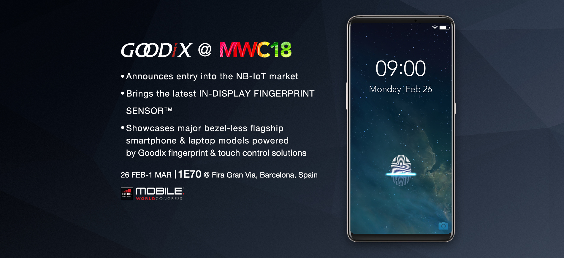 MWC18 | Hot Topics | Goodix