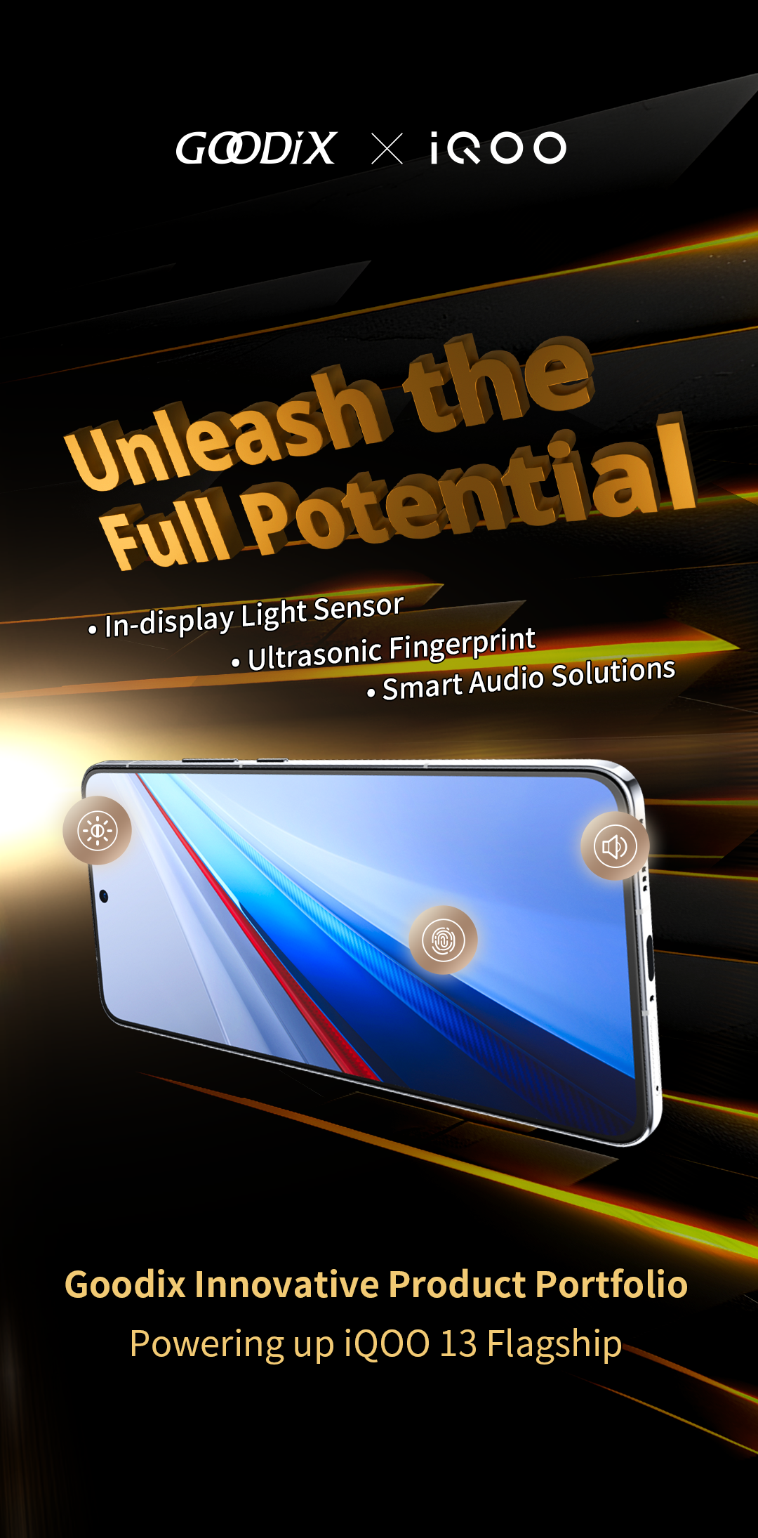 Goodix Innovative Product Portfolio Powering up iQOO 13 Flagship